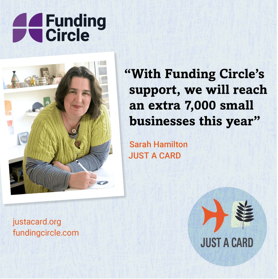 Our new partnership with Just A Card | Funding Circle UK